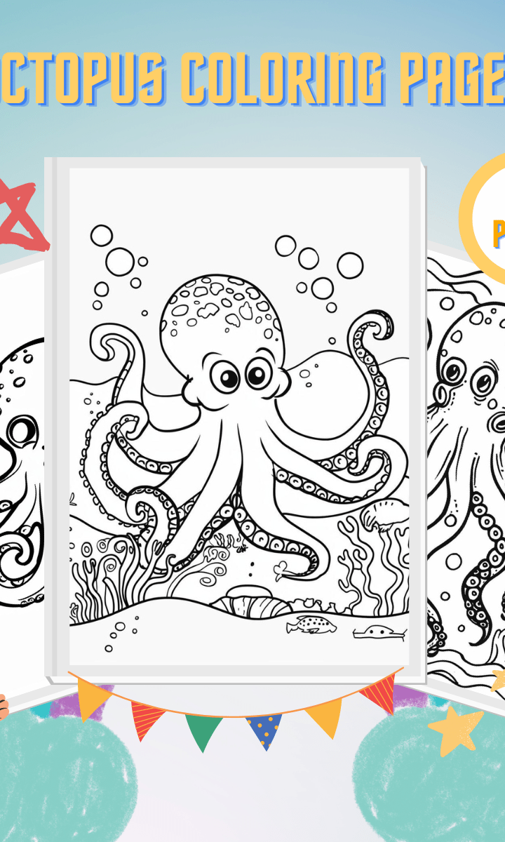 Octopus Coloring Pages