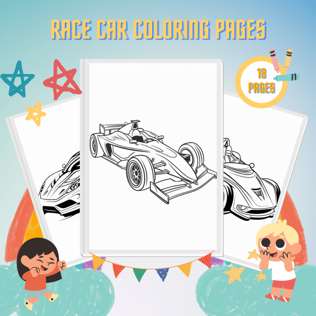 20 Race Car Coloring Pages For Kids | Free Printable