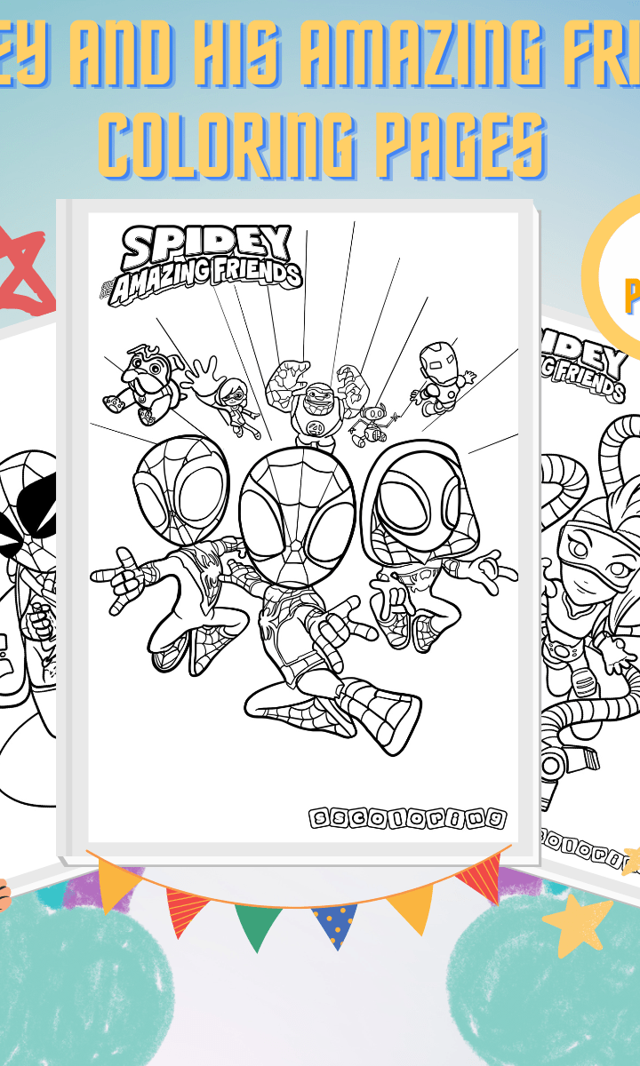 Spidey and His Amazing Friends Coloring Pages