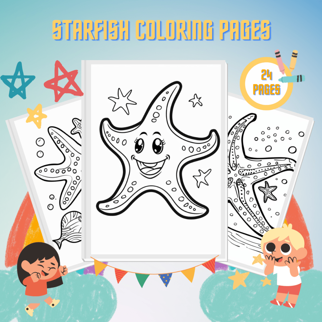 25 Starfish Coloring Pages | Free Printable For Kids