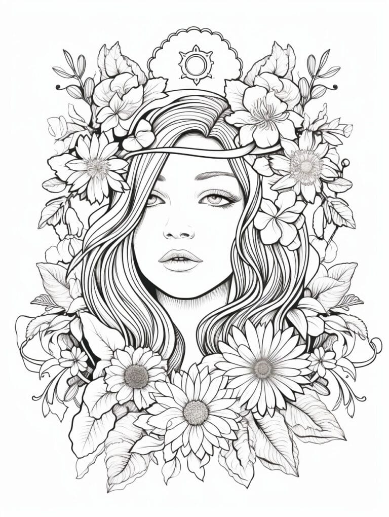 27 Aesthetic Coloring Pages For Kids - Free PDF Printables
