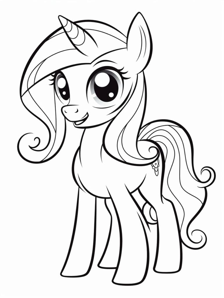 13 My Little Pony Desene de colorat | Imprimabile PDF gratuite