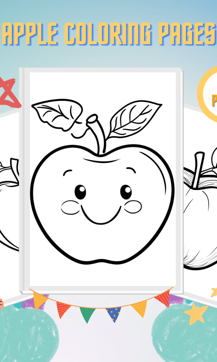 Apple Coloring Pages