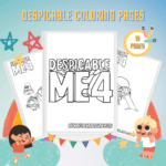 17 Despicable Me 4 Coloring Pages | Free Printable & Fun!