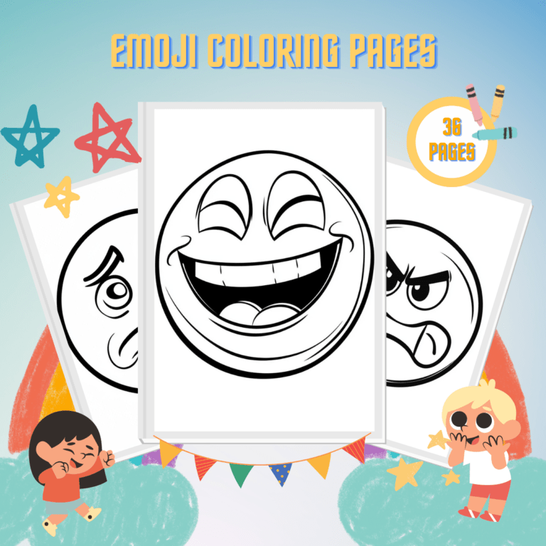 37 Emoji Coloring Pages: Banish Boredom With Color!