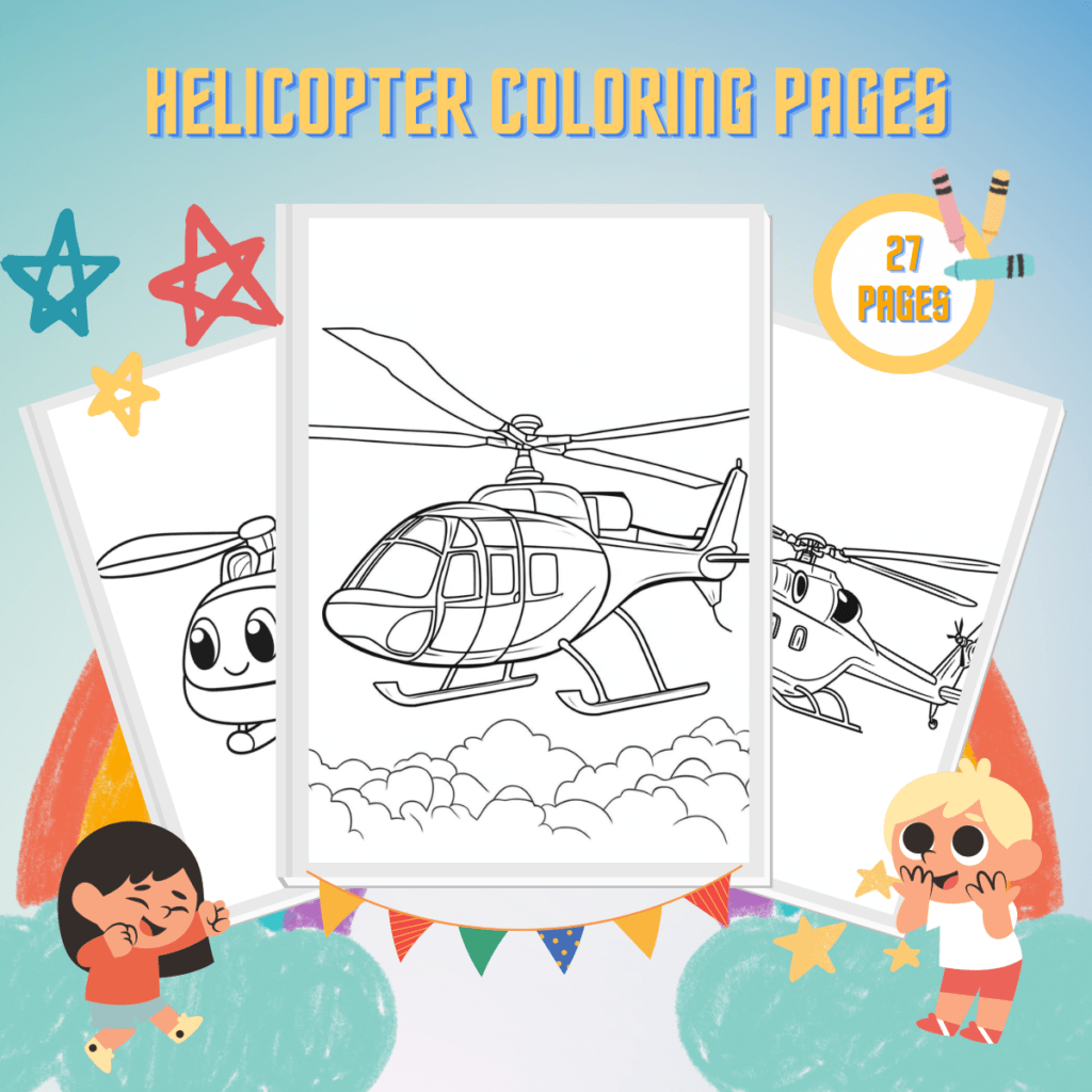28 Helicopter Coloring Pages: Free Printable Fun For Kids!