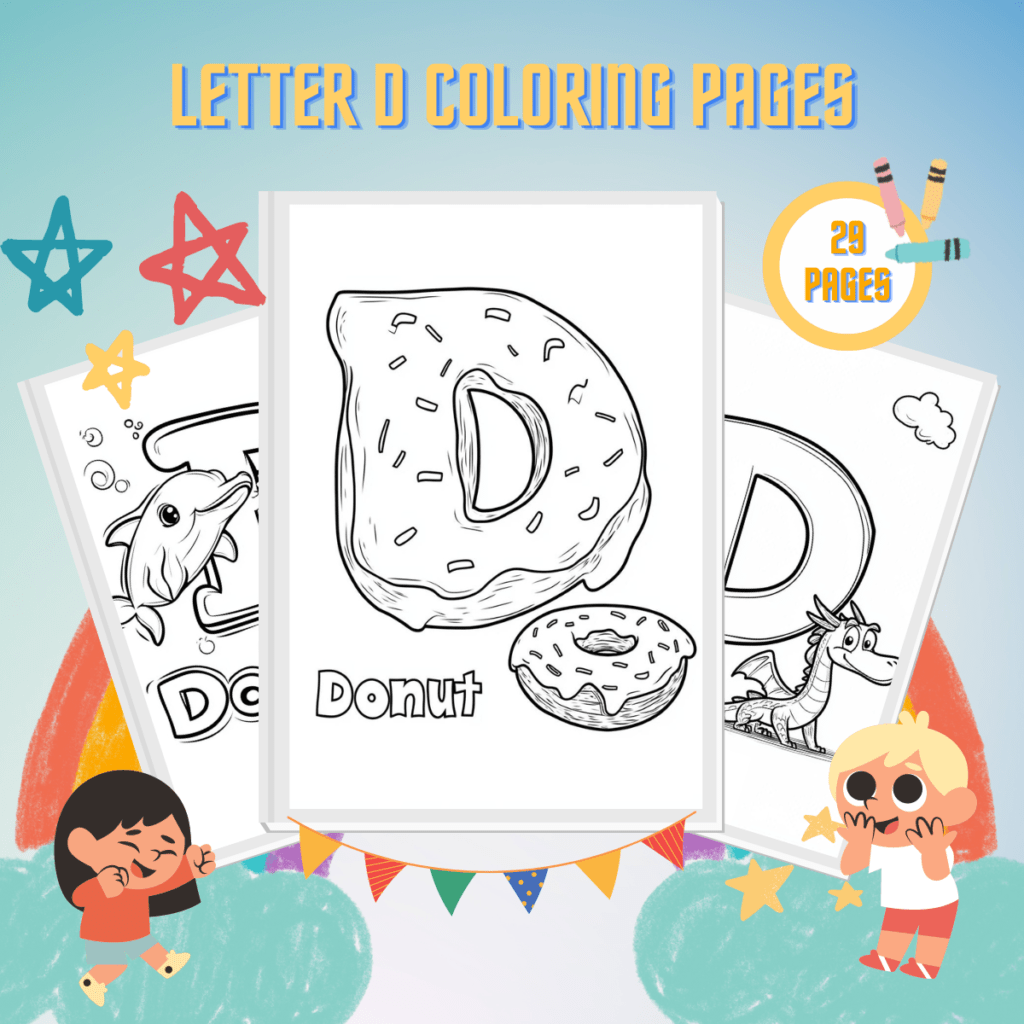 30 Letter D Coloring Pages: Spark Creativity & Learning 30 Letter D Coloring Pages: Spark Creativity & Learning