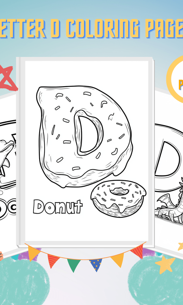 D For Coloring Page Letter D Is For Duck Coloring Page | Free