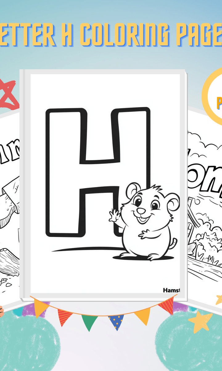 Letter H Coloring Pages