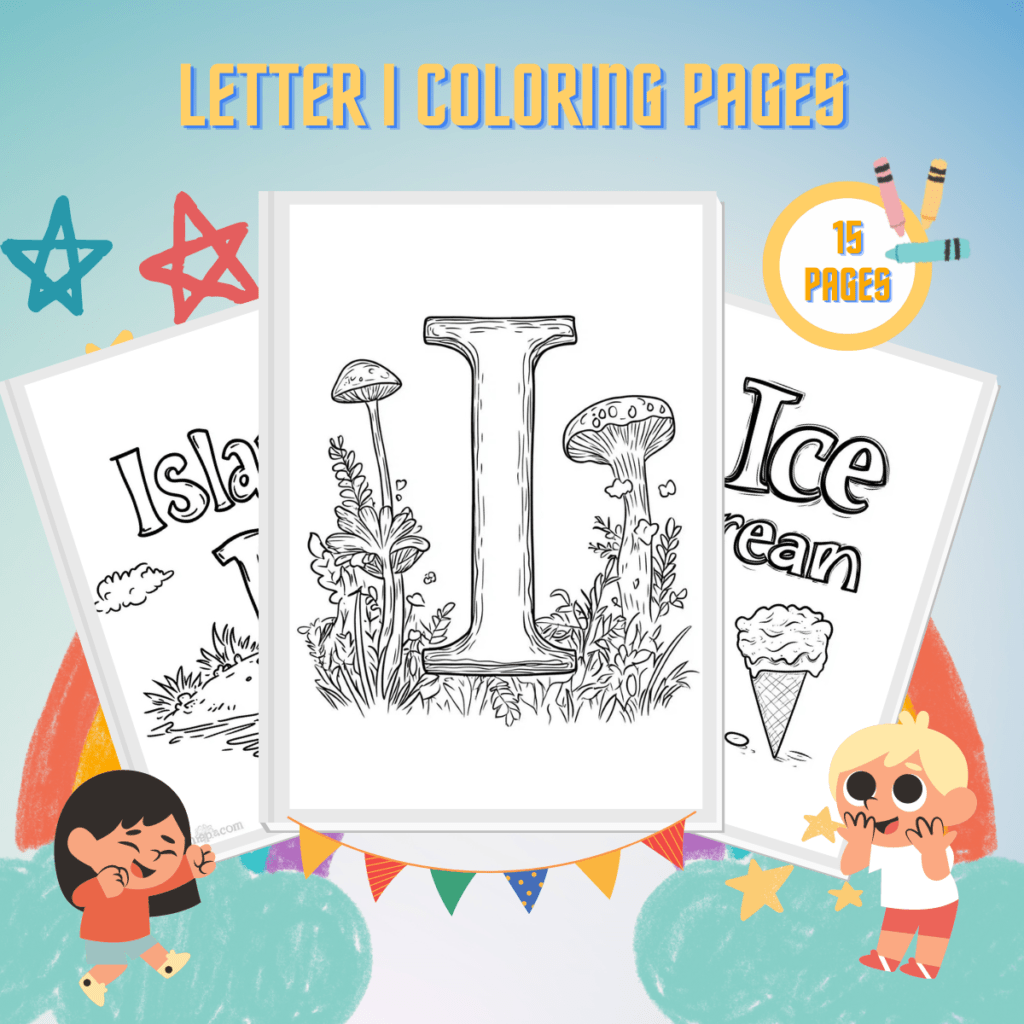 19 desene Litera M de colorat: o călătorie magică a imaginației