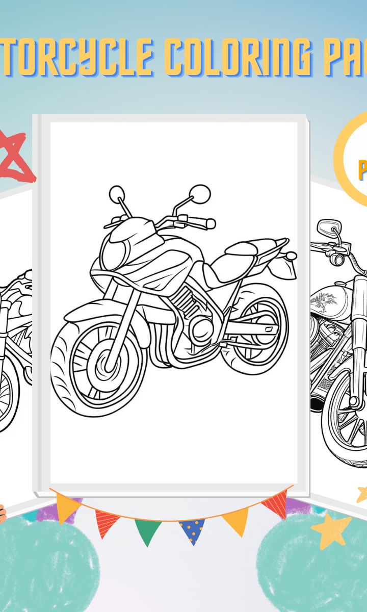 Motorcycle Coloring Pages