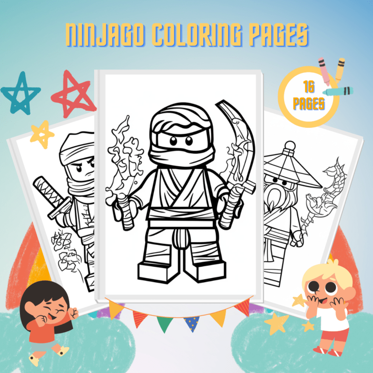 17 Ninjago de colorat gratuite | Eliberează-ți Ninja interior!
