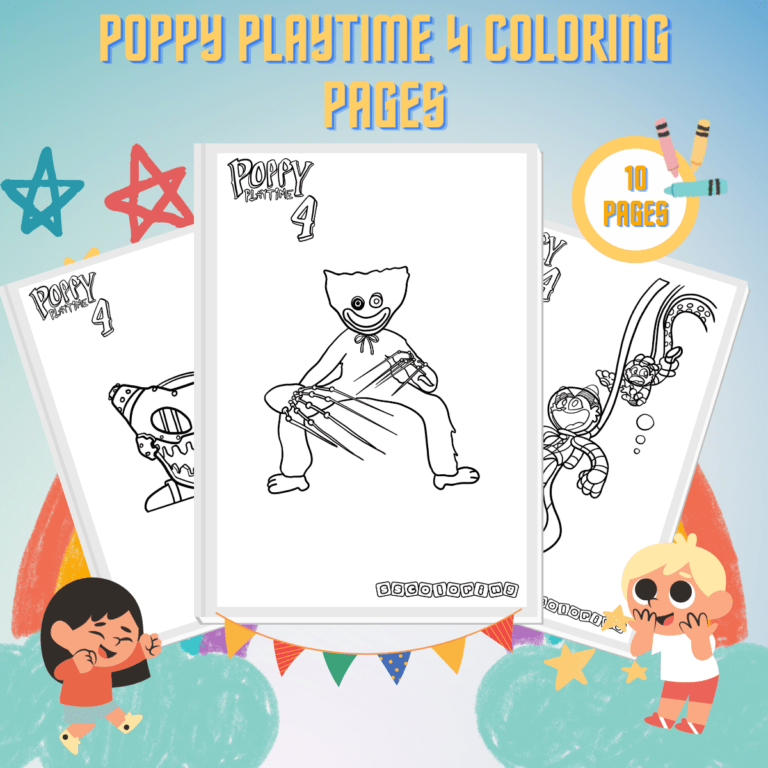 11 Poppy Playtime 4 Coloring Pages | Free Printables