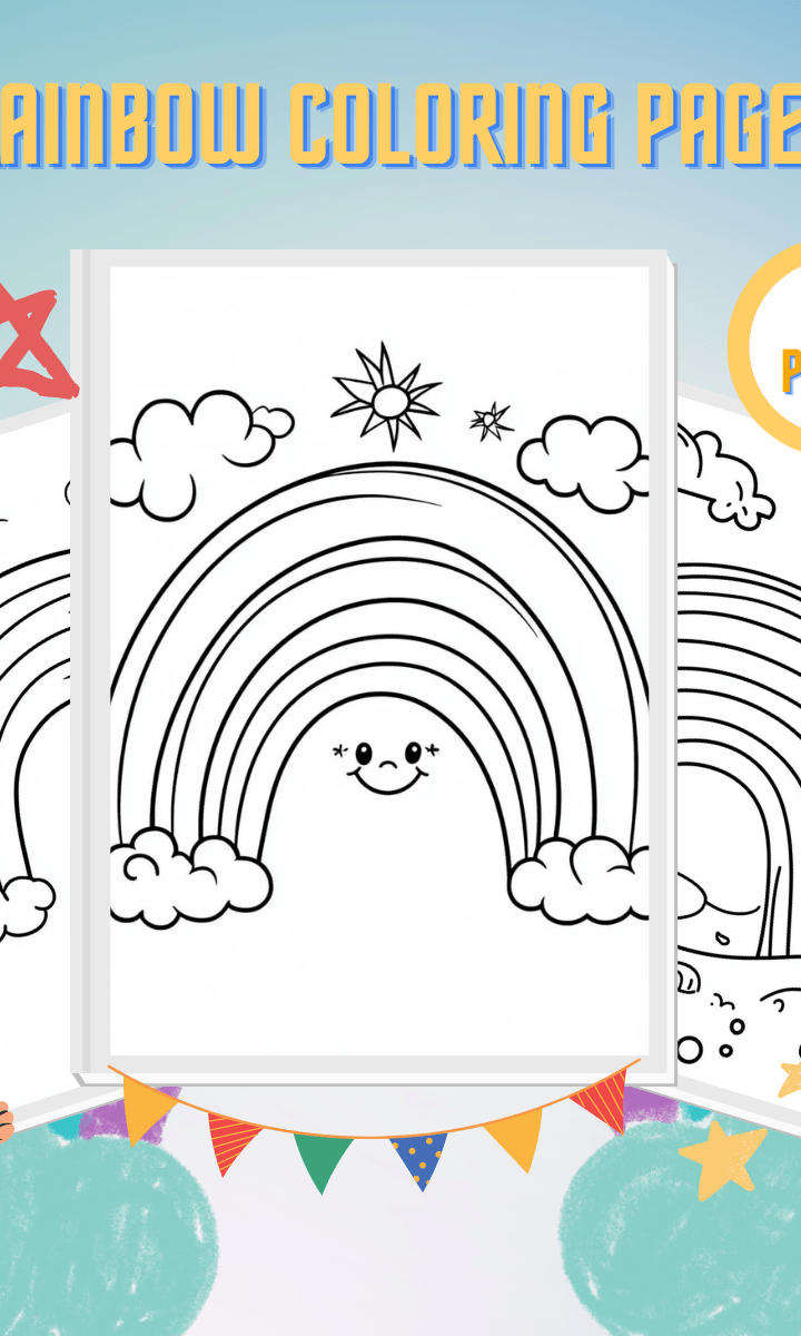 Rainbow Coloring Pages