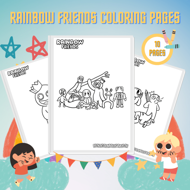 11 Rainbow Friends Coloring Pages: A Colorful Adventure!