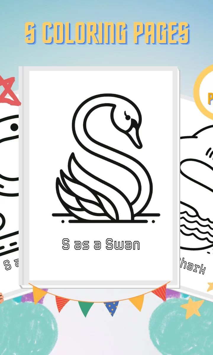 Letter S Coloring Pages