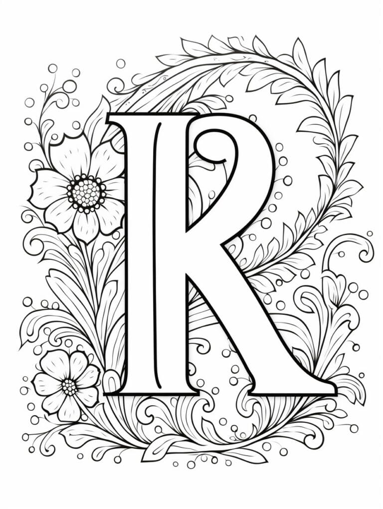 19 Desenhos De Letra K Para Colorir Uma Jornada Mágica De Cores