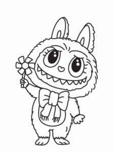 10 Free Labubu Coloring Pages For Kids - SSColoring