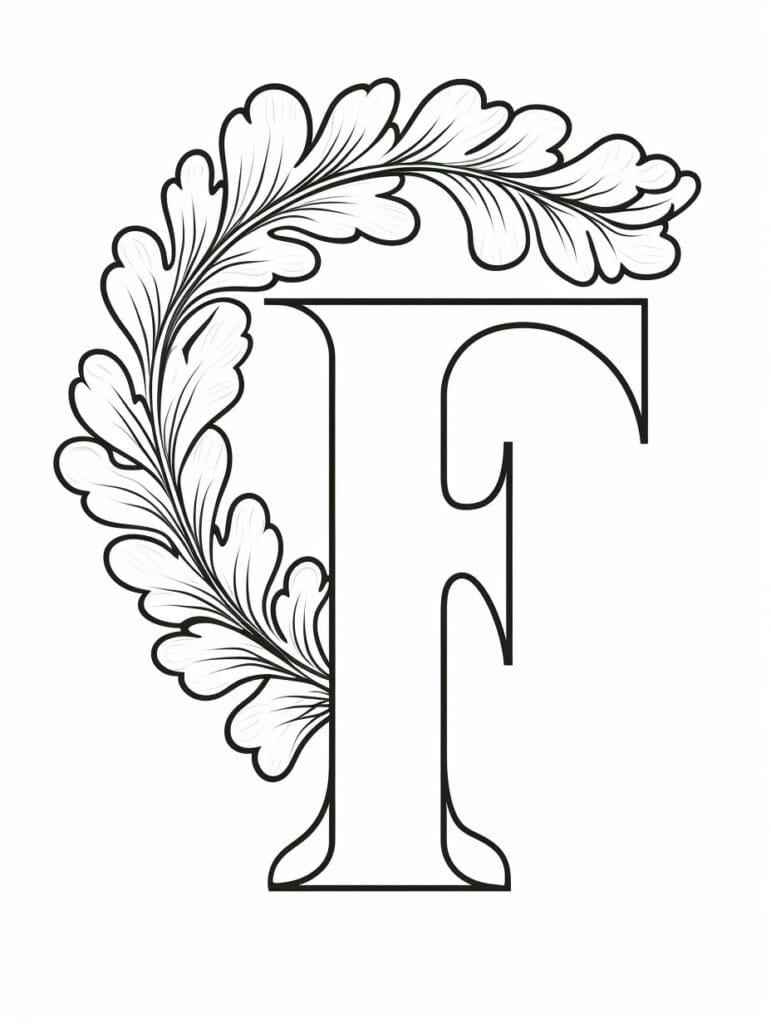 29 Letter F Coloring Pages | Free Printables