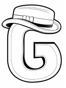 22 disegni lettera G da colorare | Download gratuito e stampabili