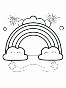 33 desene curcubeu de colorat: aprinde-ți imaginația!