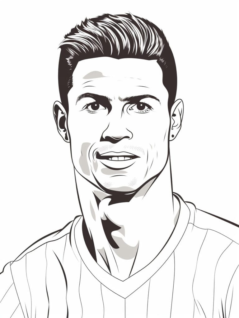 20 Ronaldo Coloring Pages: Unleash Your Inner Football Artist!