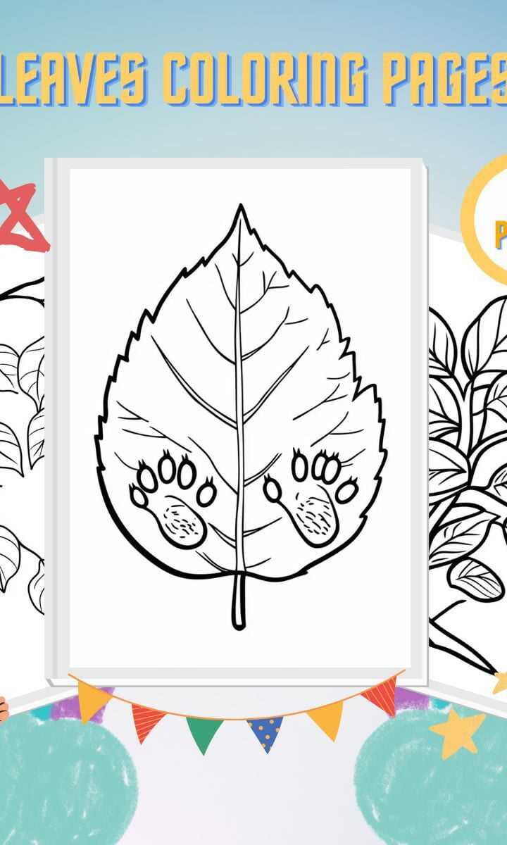Leaves Coloring Pages