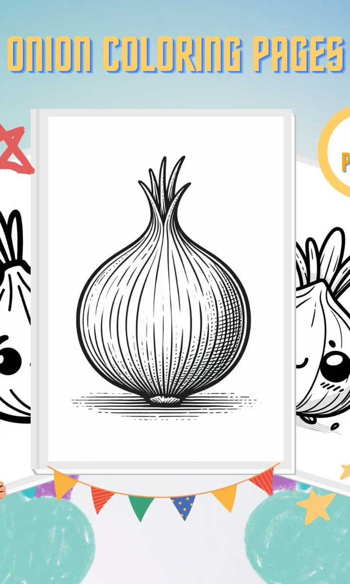 Cebola para Colorir