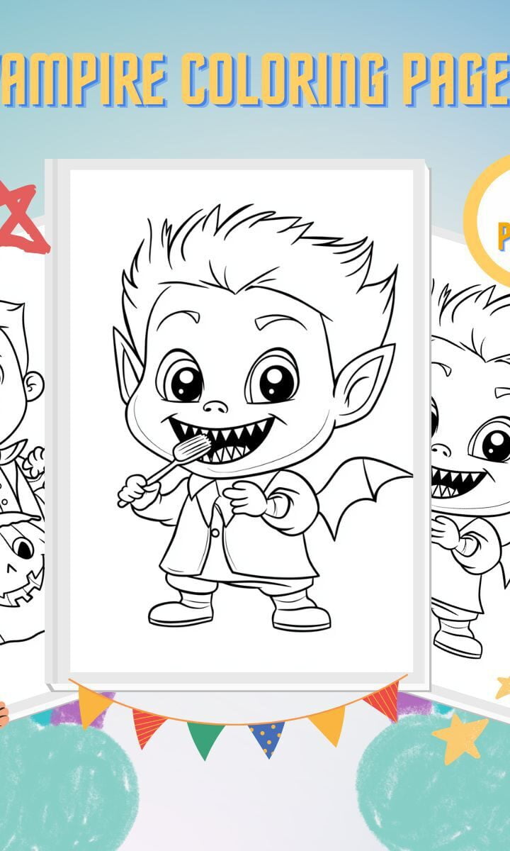 Vampire Coloring Pages