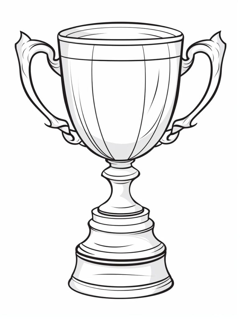 22 Trophy Coloring Pages | Download, Print & Color Online