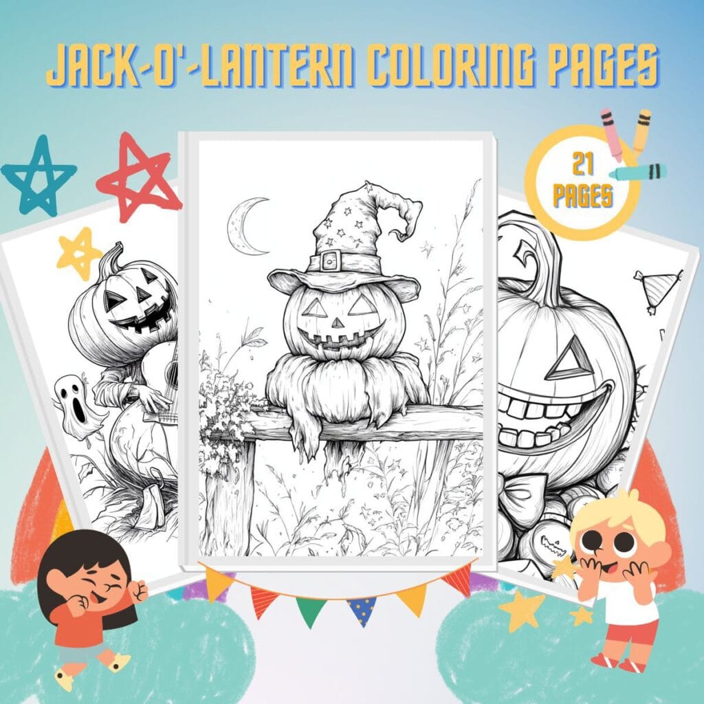 22 coloriage Jack-o'-lantern - Imprimables amusantes pour Halloween