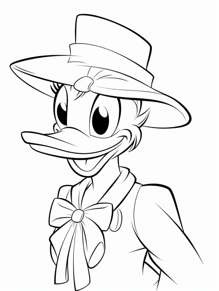 15 disegni Paperina da Colorare | Download Gratuito e Stampabili