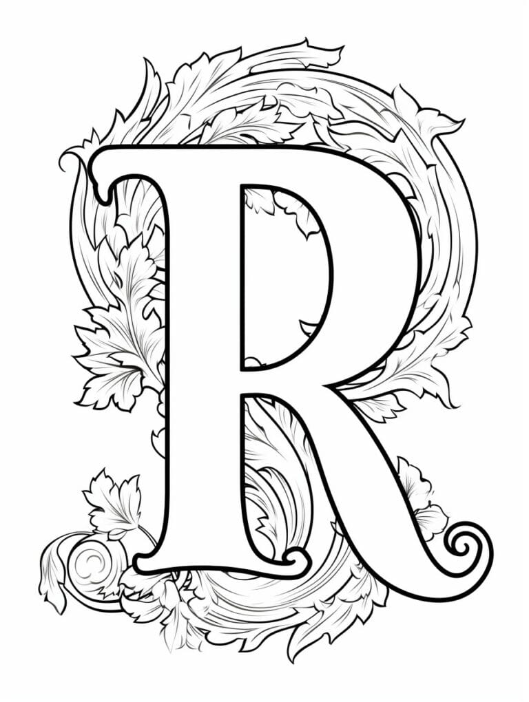 18 Letter R Coloring Pages: Unleash Your Inner Artist