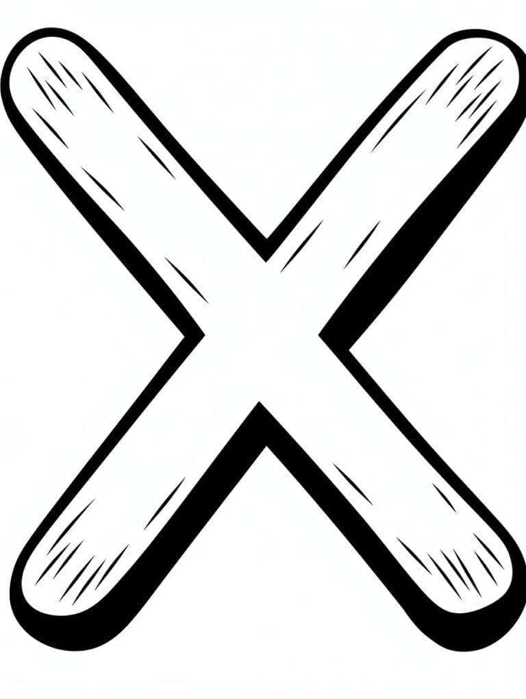 19 Letter X Coloring Pages: A Magical Coloring Adventure