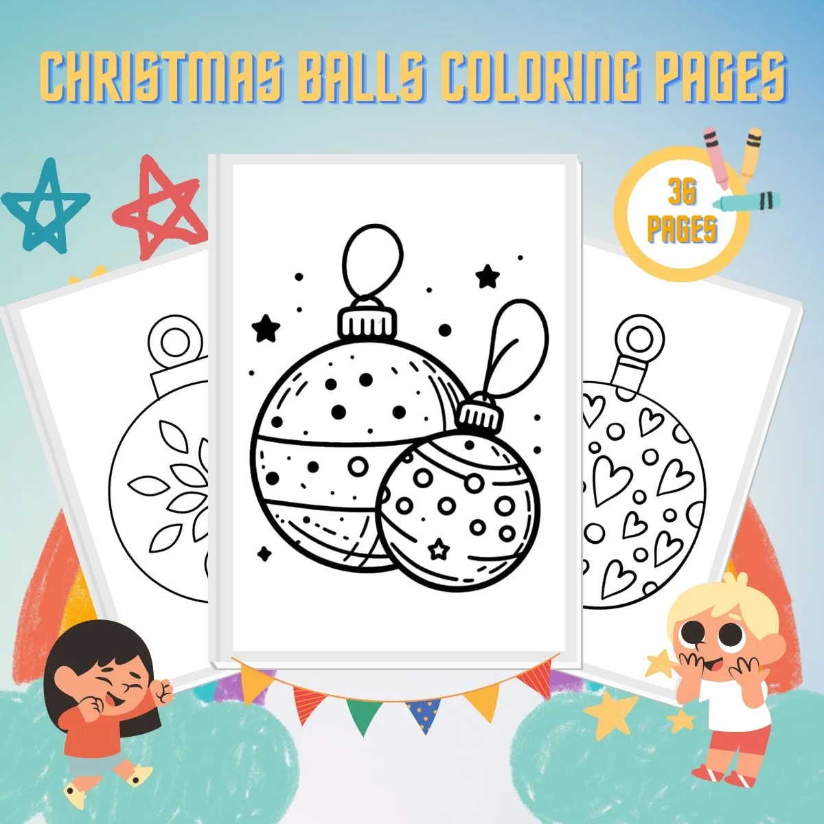 37 Christmas Balls Coloring Pages - Download & Print Now