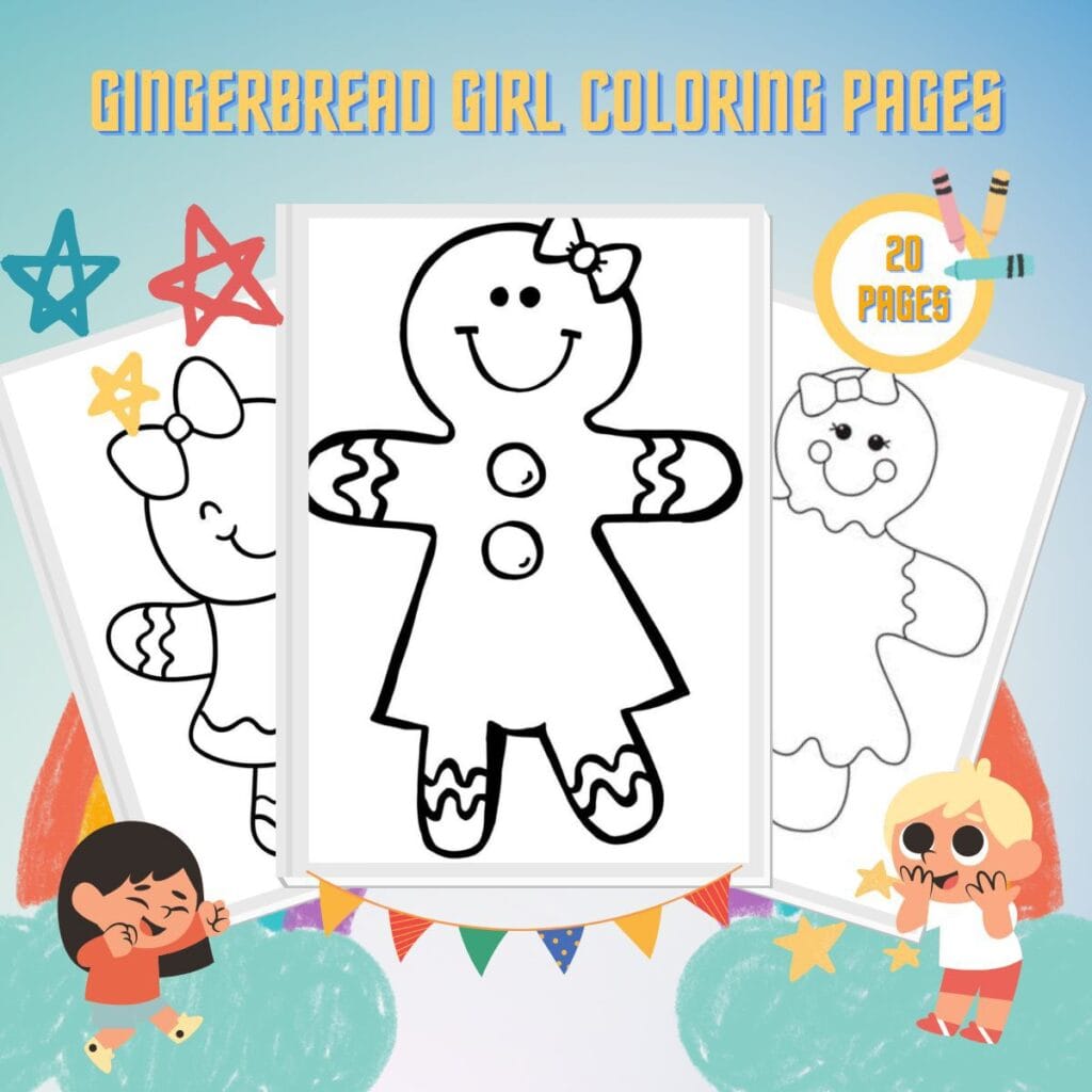 20 Gingerbread Girl Coloring Pages - Download, Print & Color Online