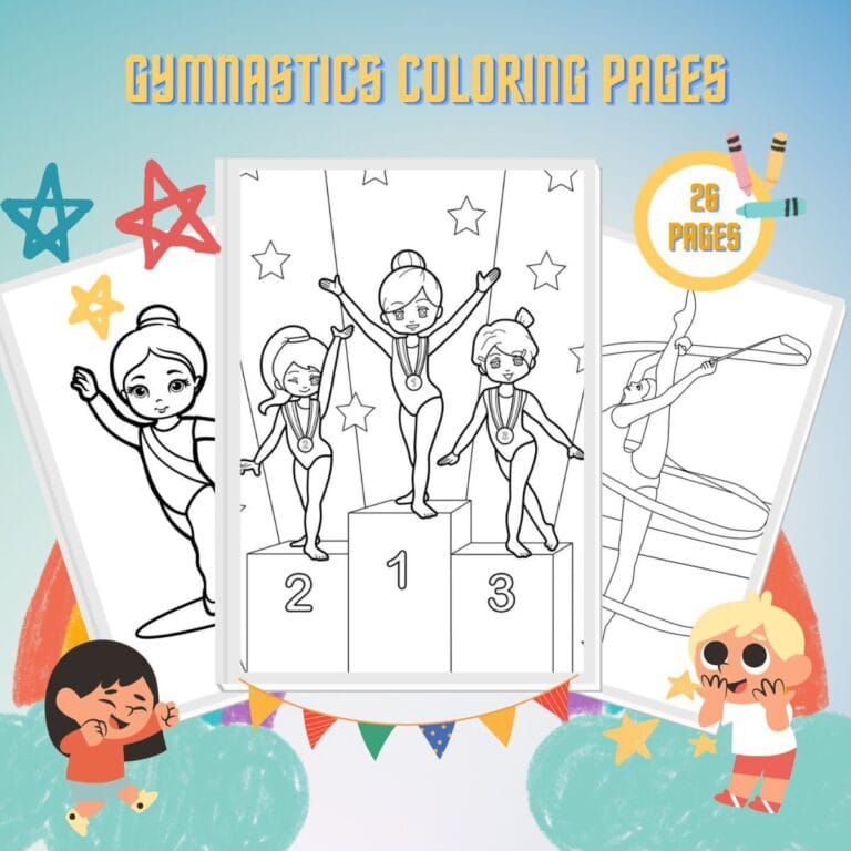 26 Gymnastics Coloring Pages - Free PDF Printables
