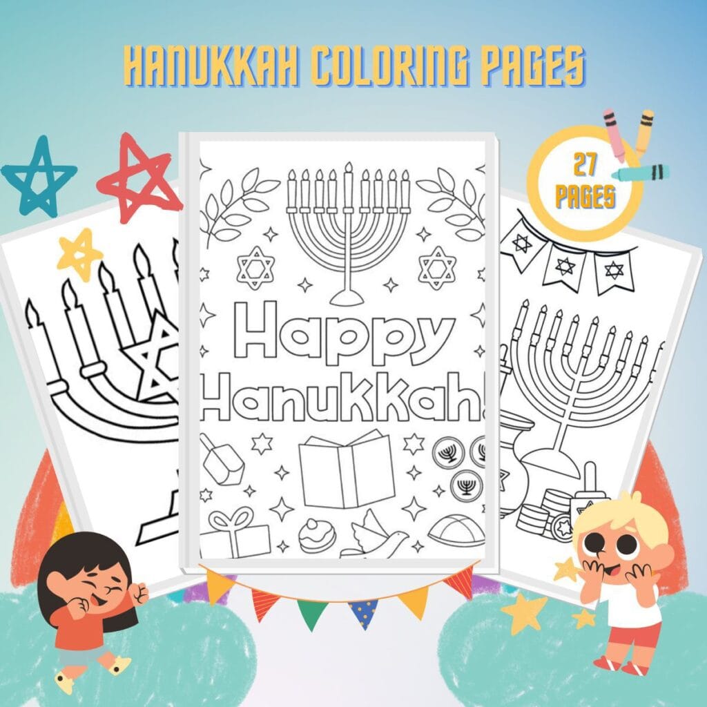 28 Hanukkah Coloring Pages - Download, Print, And Color Online