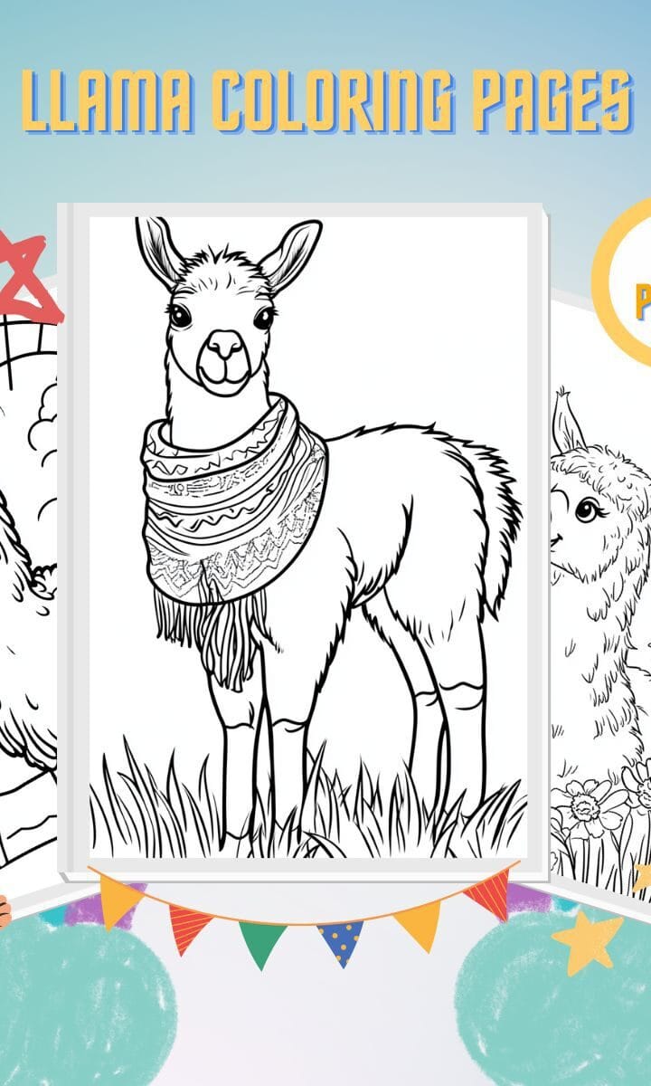 Llama Para Colorear