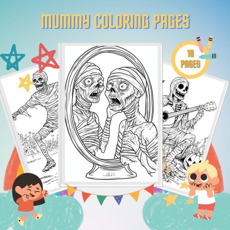 19 Mummy Coloring Pages - Free PDF Printables For Kids