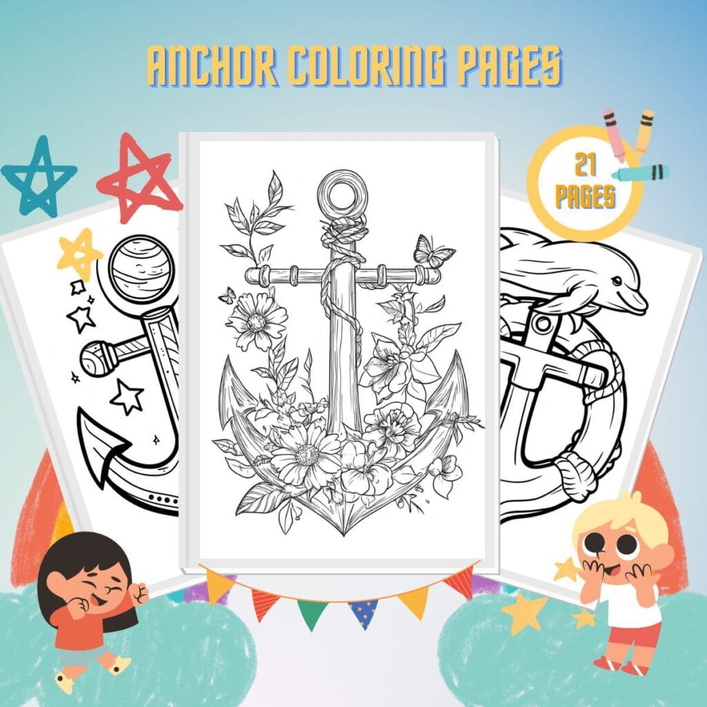 21 Anchor Coloring Pages - Downloads, PDFs & Online Coloring