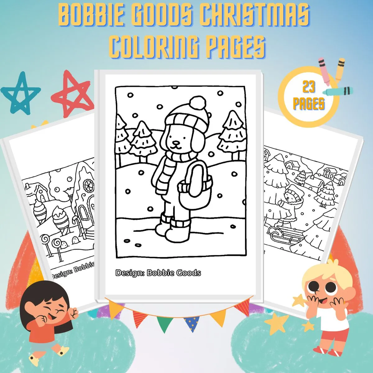 23 Bobbie Goods Christmas Coloring Pages - SSColoring.com