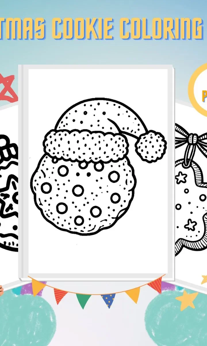 Christmas Cookie Coloring Pages