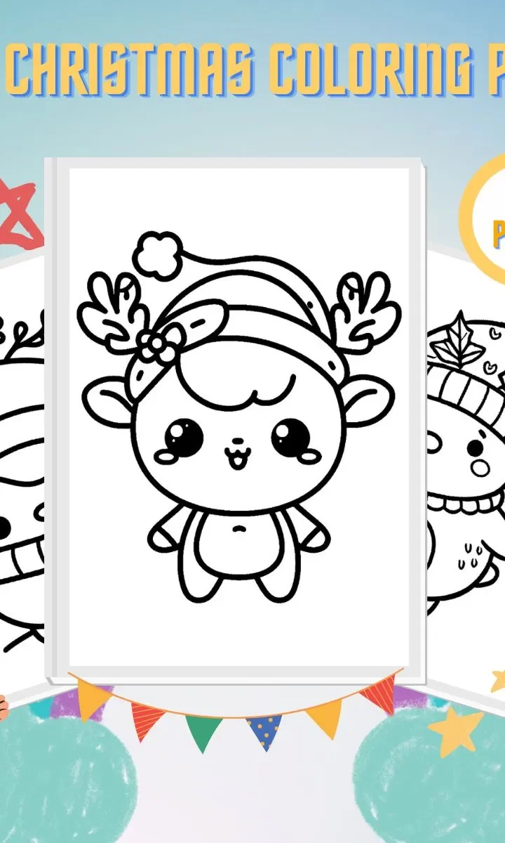 Cute Christmas Coloring Pages
