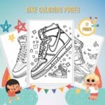 17 Nike ausmalbilder - Kostenlose PDF-Druckvorlagen für Kinder