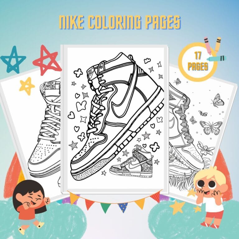 17 Nike Coloring Pages - Free PDF Printables For Kids