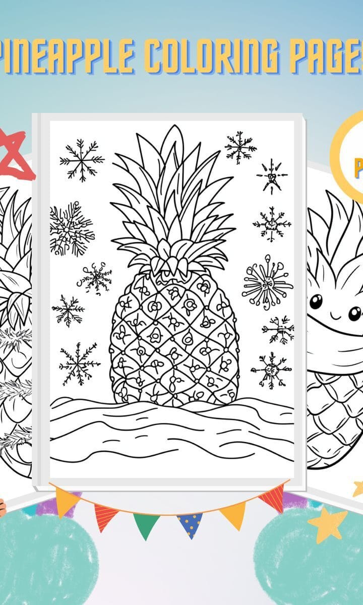 Pineapple Coloring Pages