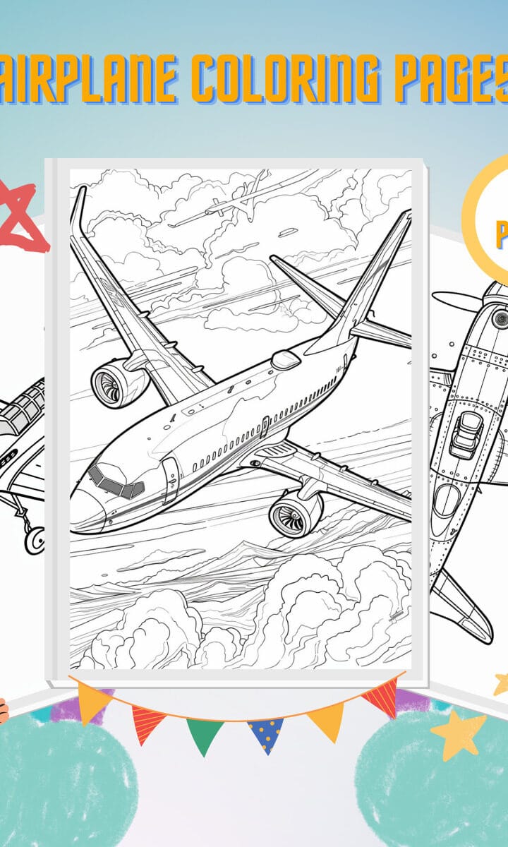 Airplane Coloring Pages