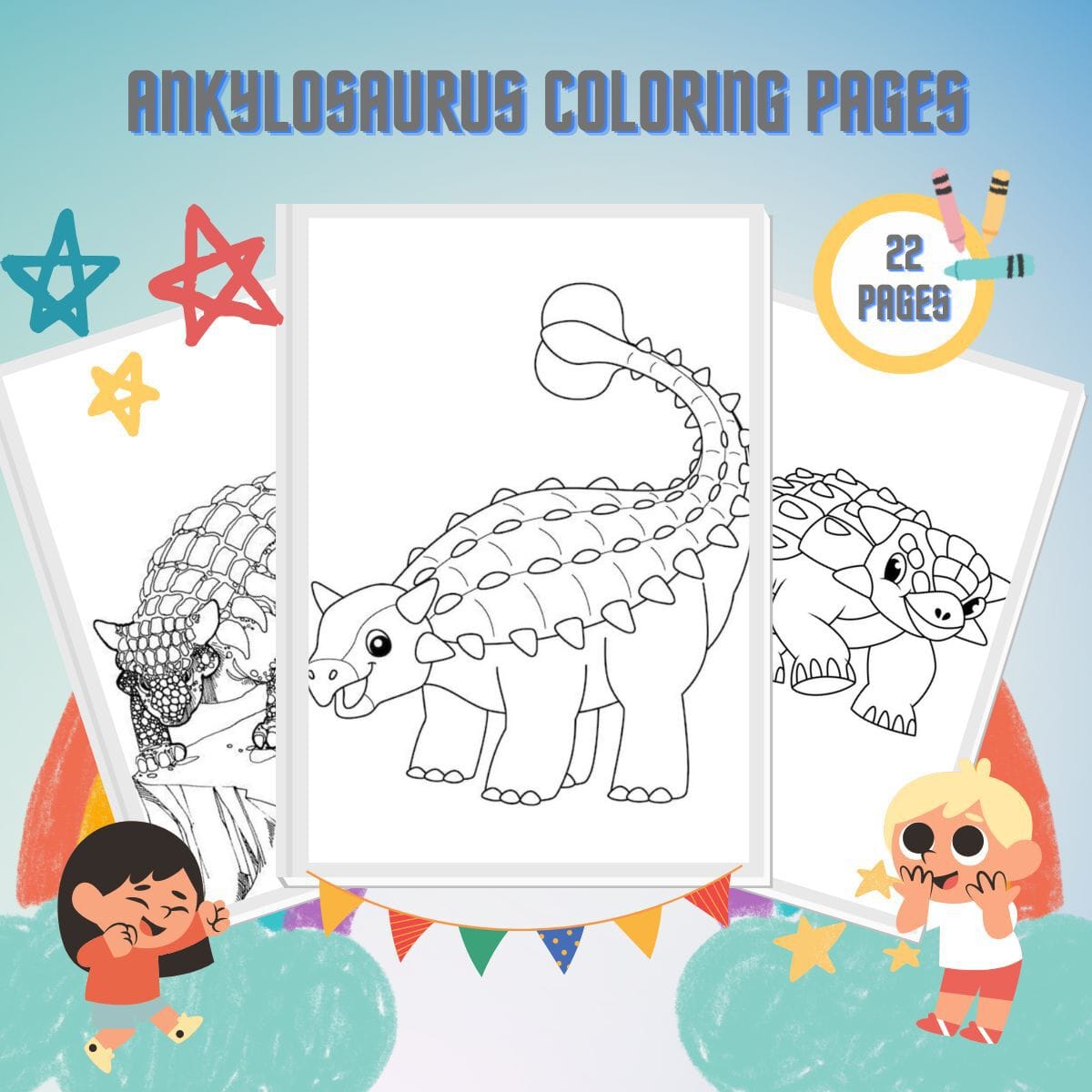 Dinosaurs Coloring Pages Ankylosaurus [2025]