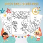 21 Dandy's World Coloring Pages - Free PDF Printables